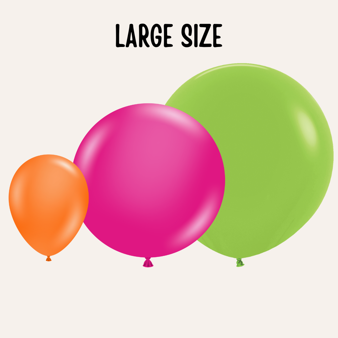 Larger Size Latex – Inflate Balloons