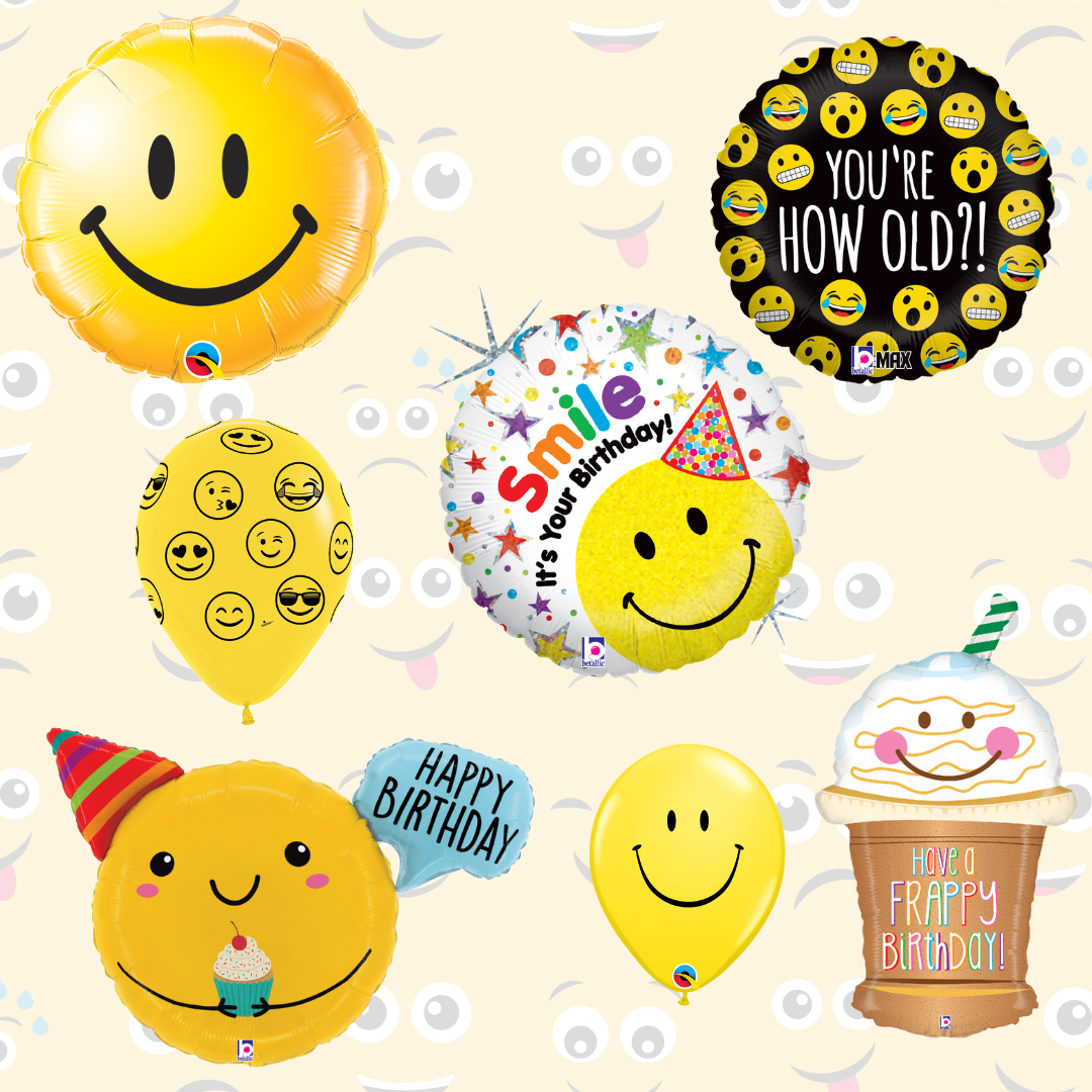 Emoji / Smiley – Inflate Balloons