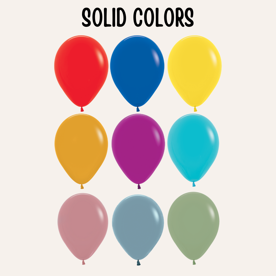 Solid Color Latex – Inflate Balloons