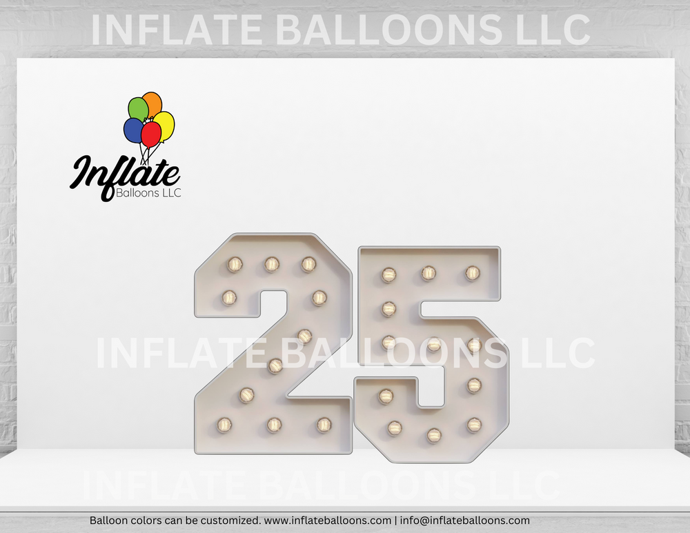 Grad Marquee Lights – Inflate Balloons