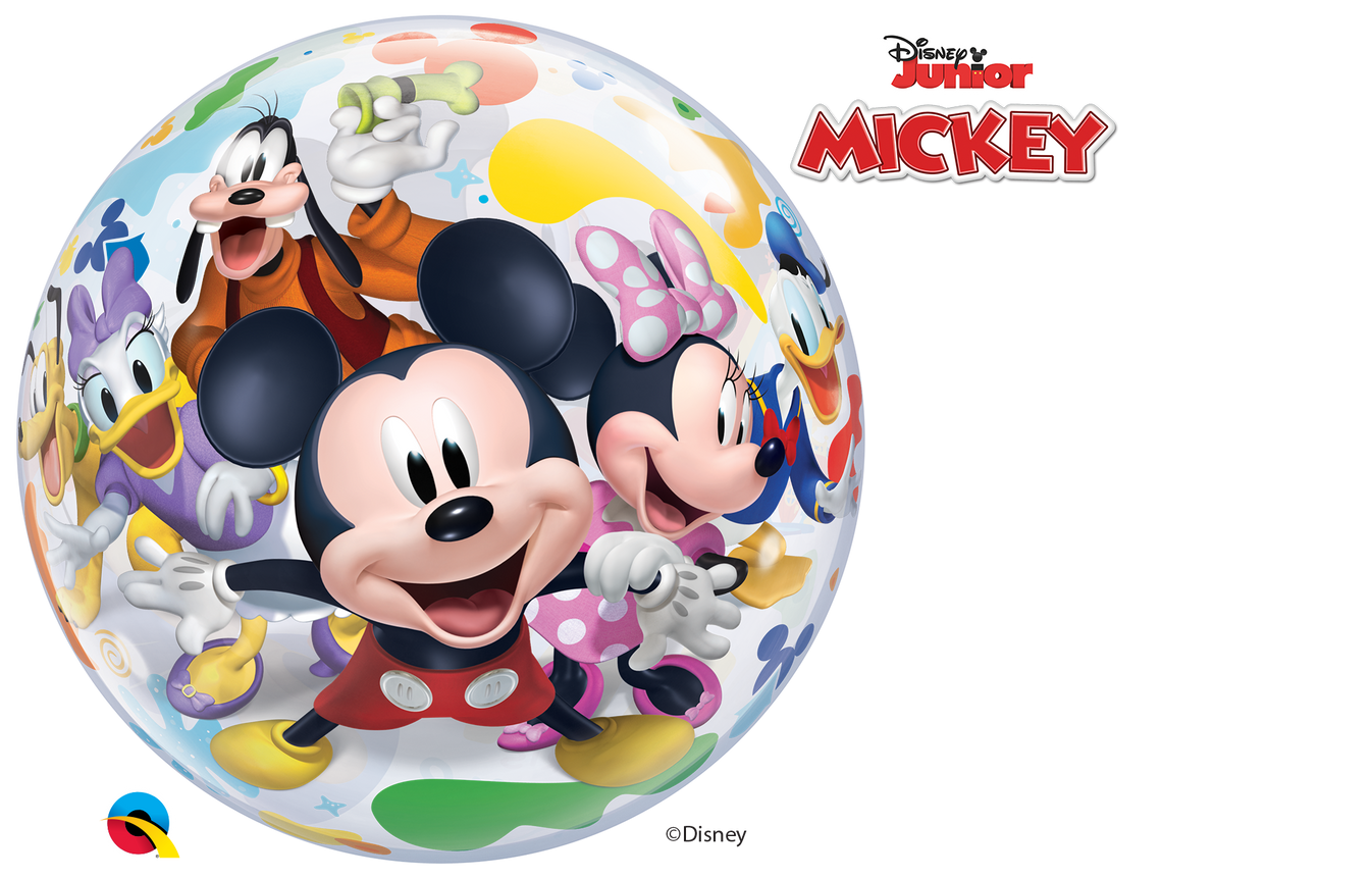 22" Mickey Mouse Fun - Bubble – Inflate Balloons