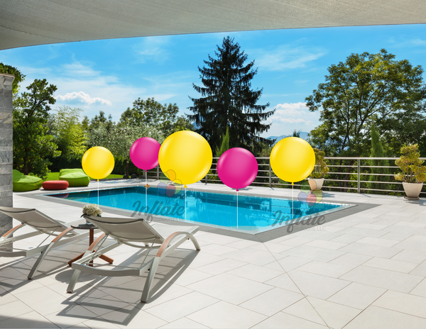 Swimming Pool Balloon Display – Inflate Balloons