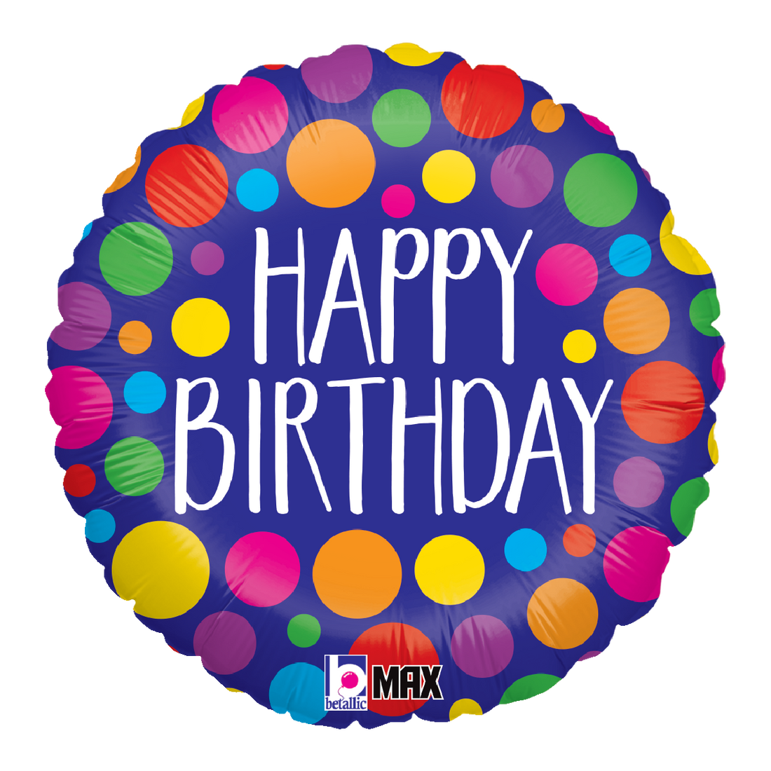 Happy Birthday - Polka Dot – Inflate Balloons