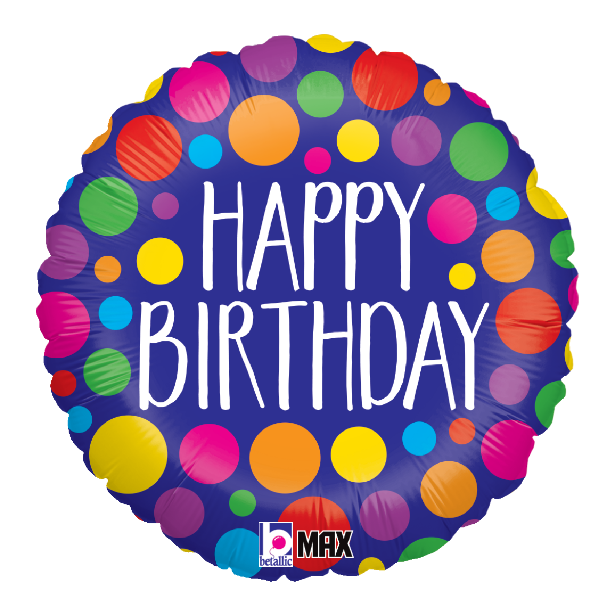 Happy Birthday - Polka Dot – Inflate Balloons