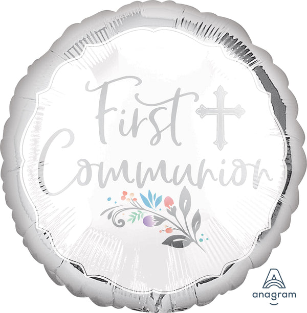 17" Holy Day First Communion Foil Balloon – Inflate Balloons