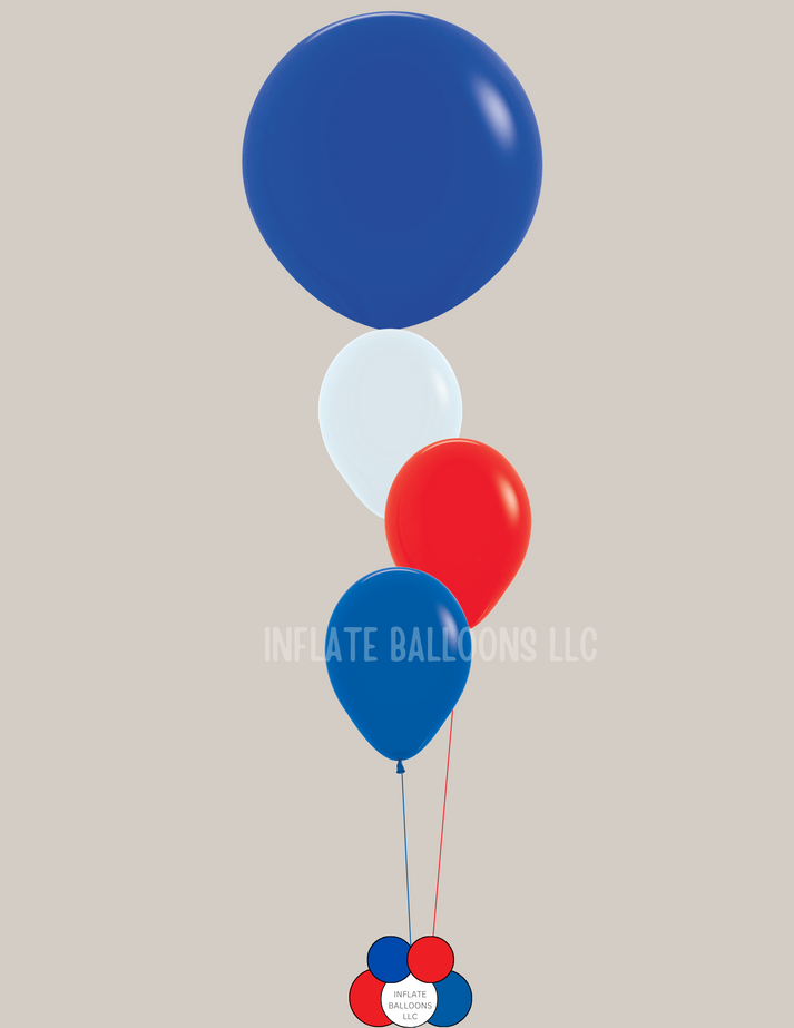 Bouquet w/ 24" Jumbo – Inflate Balloons