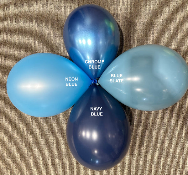 11" Latex - Blue Slate – Inflate Balloons