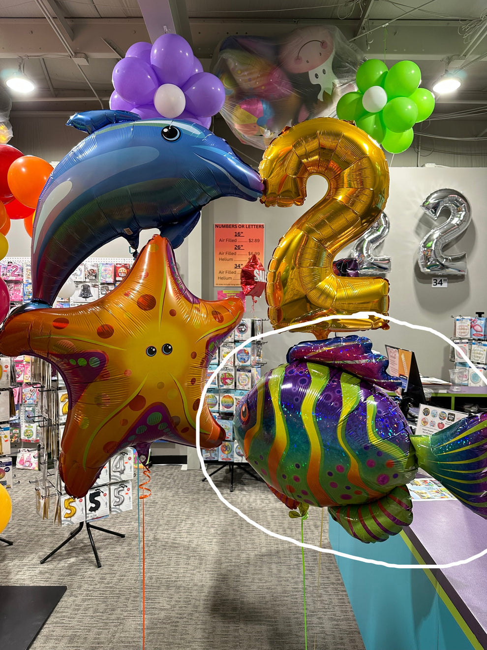 Colorful Fish - SuperShape – Inflate Balloons