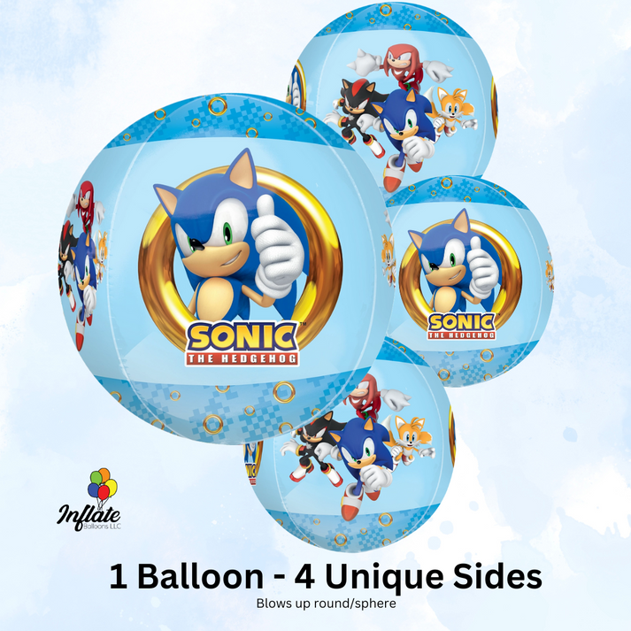 16" Sonic Orbz - Sphere Balloon – Inflate Balloons