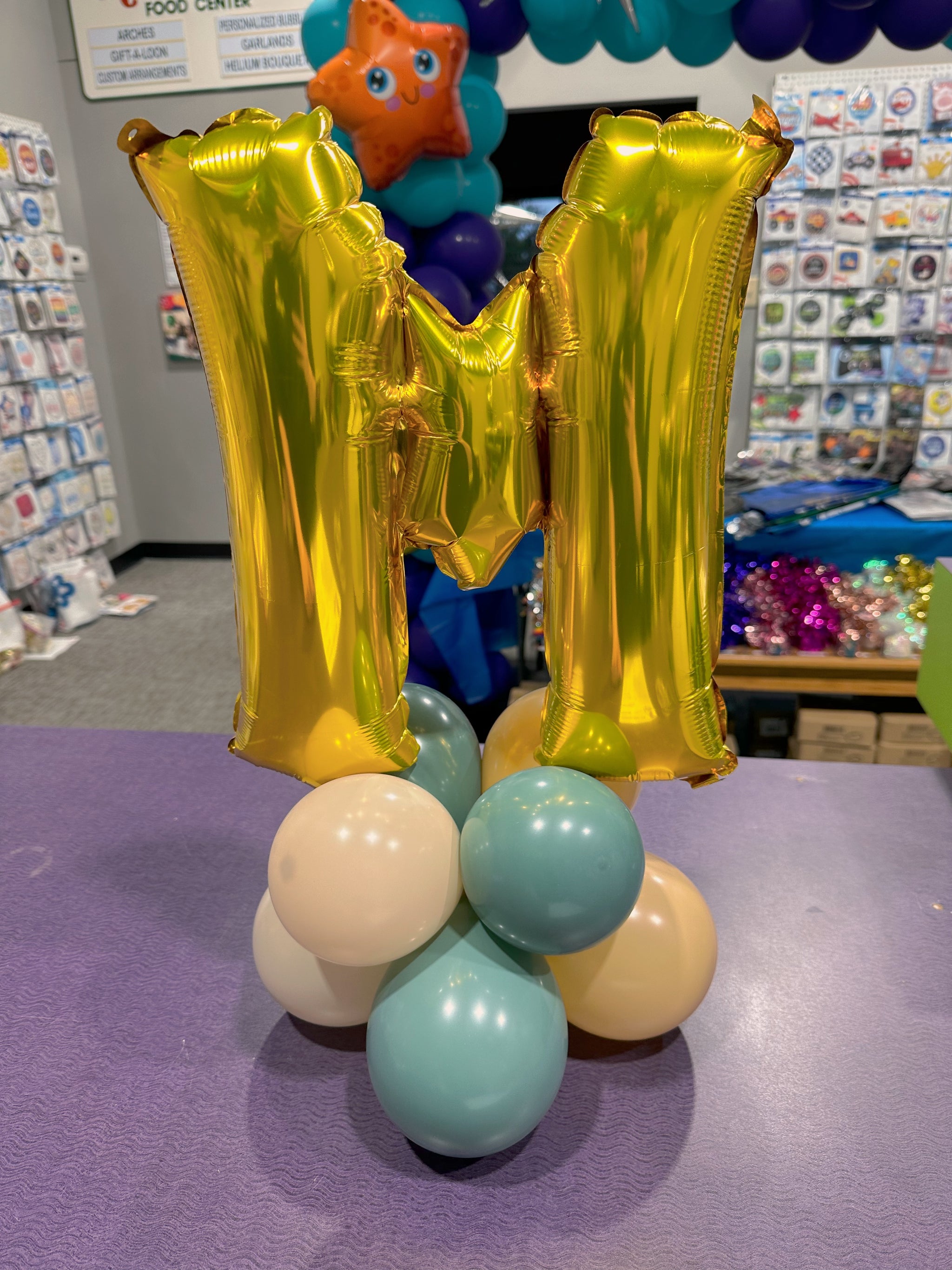 Table Topper - Single Number or Letter – Inflate Balloons
